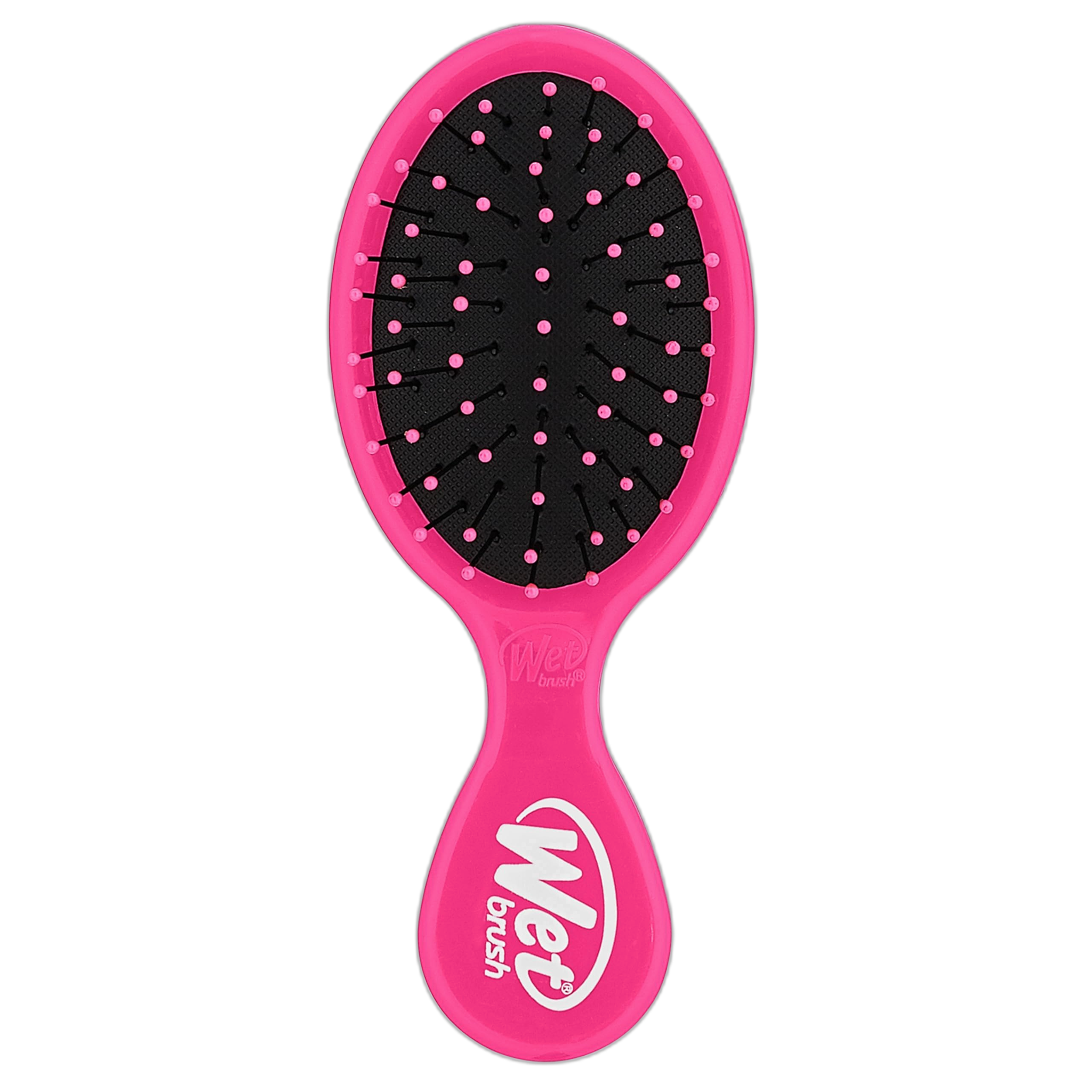 Wet Brush Mini Detangler Hair Brush, Pink, Detangling Travel Hairbrush ...