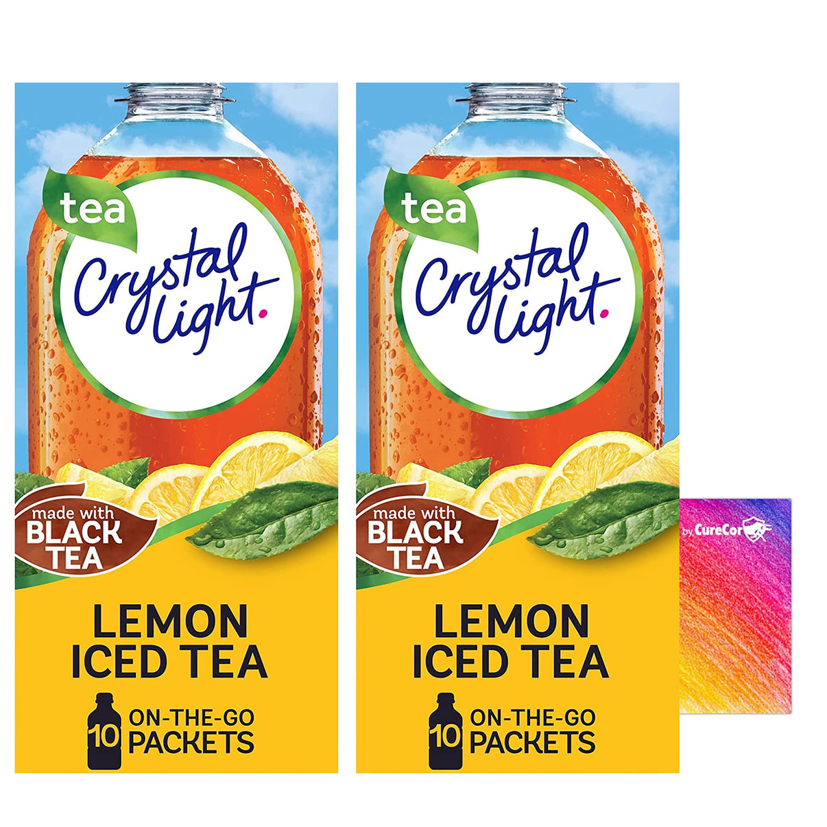 Crystal-Light On The Go Drink Mix - Two (2) Pack of 10pck/0.13oz Pouch ...